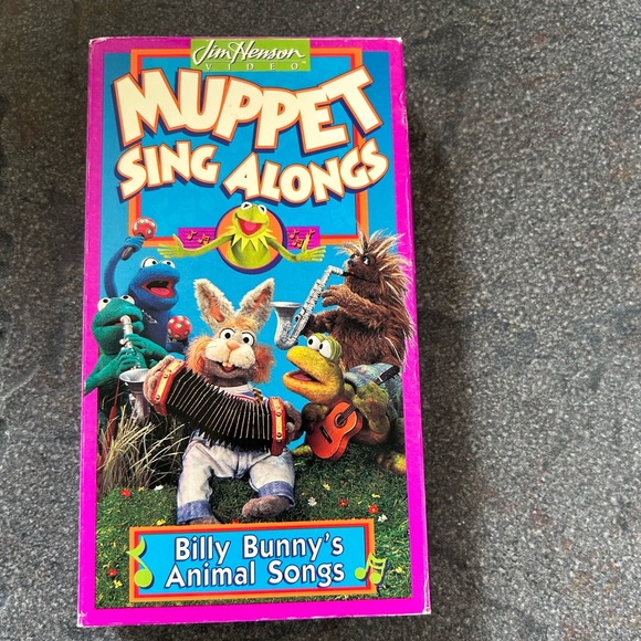 Media | Muppet Sing Alongs Billy Bunnys Animal Songs Vhs | Poshmark